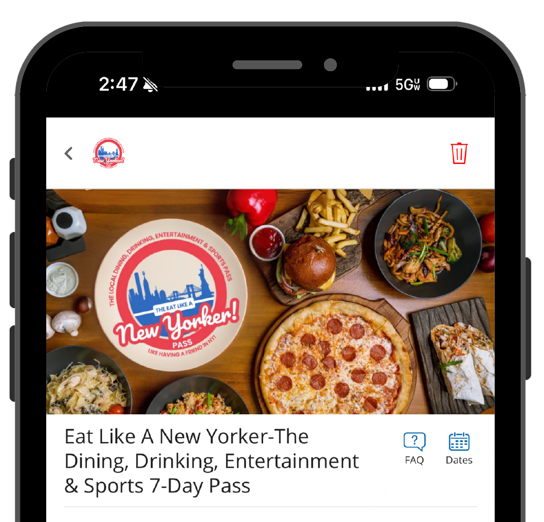 Pass Benefits - The Eat Like a New Yorker Dining Pass